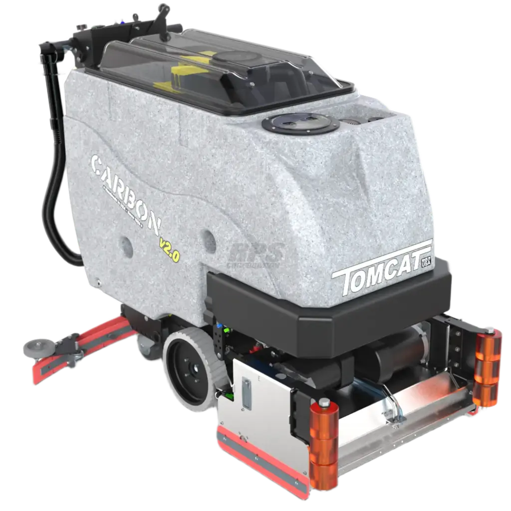Tomcat CARBON v2.1 25" Cylindrical Traction Drive Walk Behind Scrubber ...
