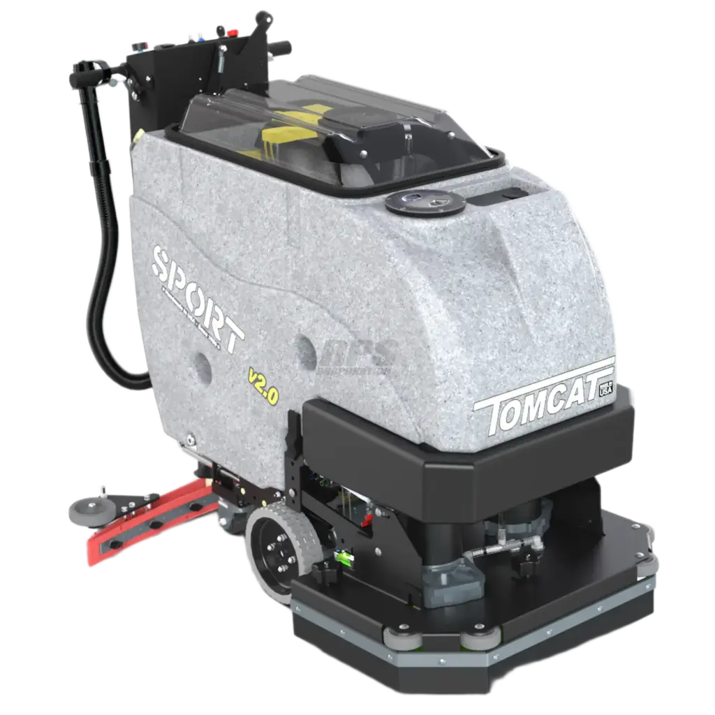 Tomcat SPORT v2.1 26" Disk Traction Drive Walk Behind Scrubber ...